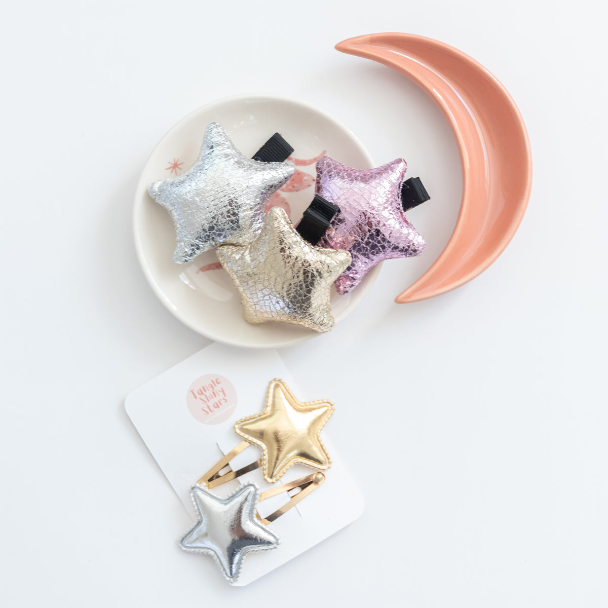 Star Shape Hair Clips – Tangle Shiny Stars