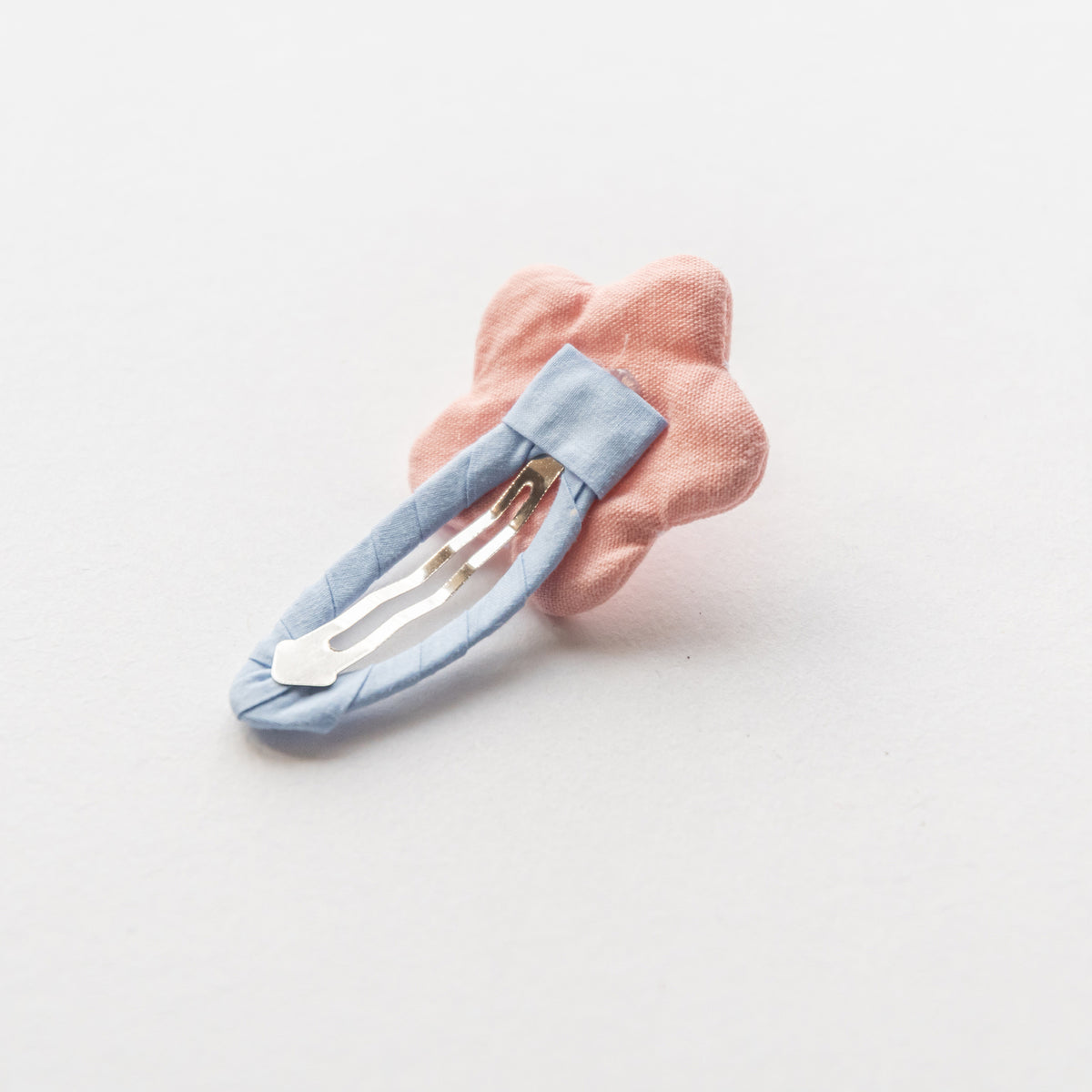Flower Fabric Snap Hair Clip | Tangle Shiny Stars